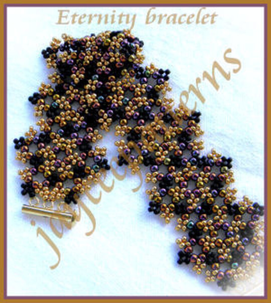 Beading Tutorial - Eternity Bracelet - Netting Stitch - Etsy