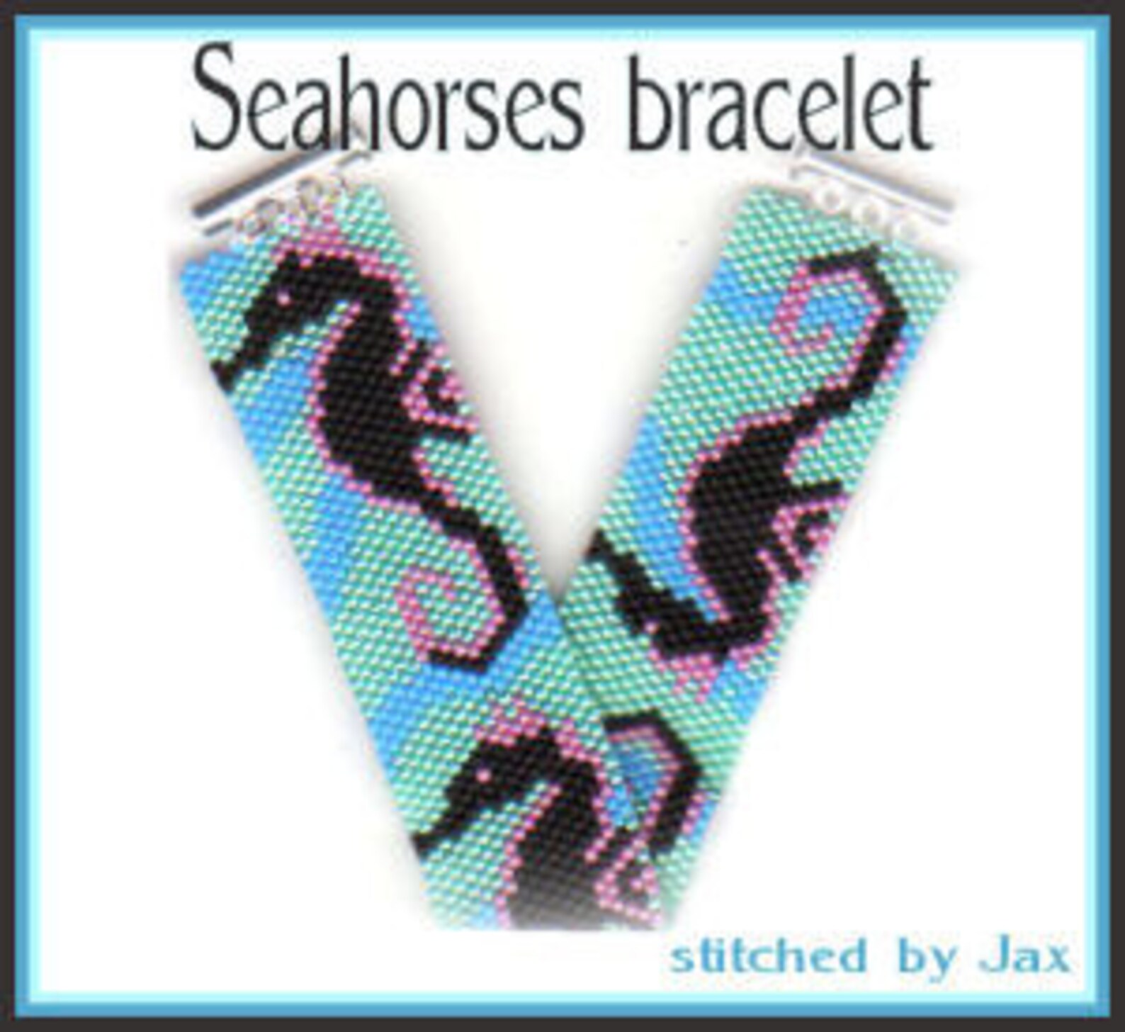 Bead Pattern Seahorse Bracelet Peyote Stitch Even Count - Etsy