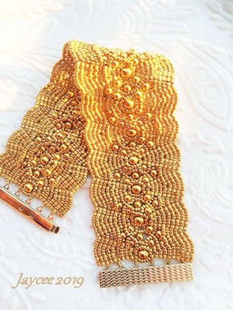 Beadweaving Tutorial Kakana Cuff Ladder and Netting Stitch - Etsy