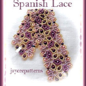 Beading Tutorial - Spanish Lace Bracelet - Netting Stitch - Etsy
