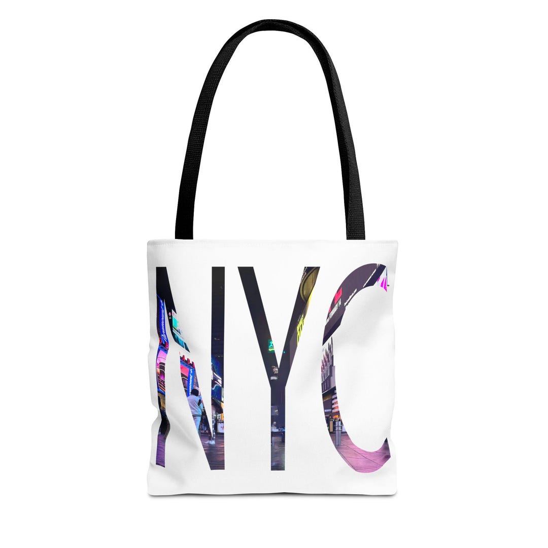 Cityscape NYC Tote Bag, New York City Skyline Carryall, Urban Fashion ...