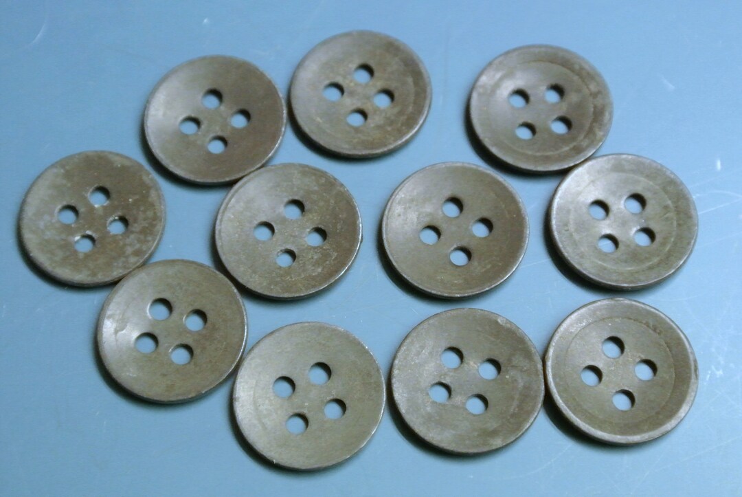 Lot of 11 Old Antique Late 1800s or Early 1900s Used Gray Pewter ...