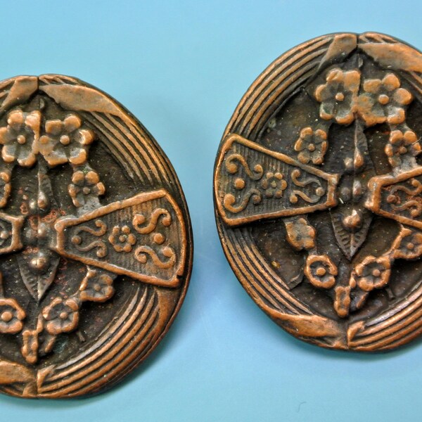 Copper Buttons - Etsy