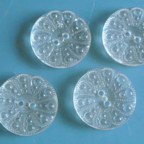 Clear Glass Buttons - Etsy