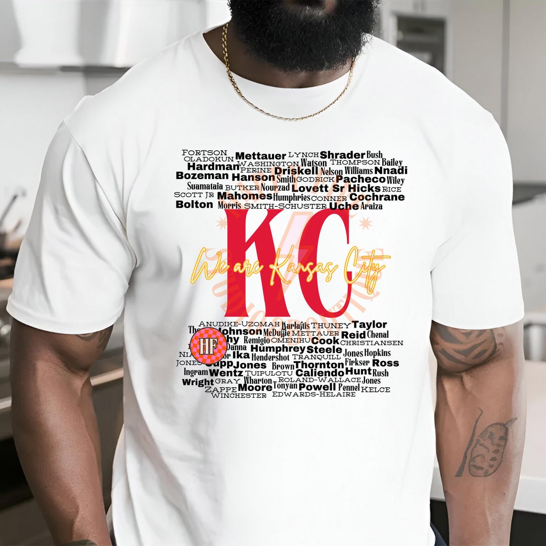 We Are Kansas Players Name Png Clean Mock Included Two Font Colors ...