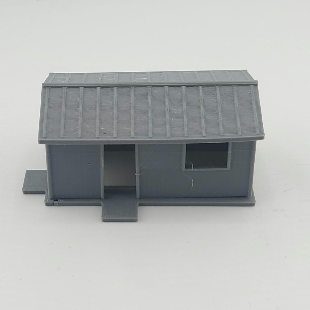 HO Scale Model Railroad House Guarf Shack, 3d Printed, Vintage Design ...