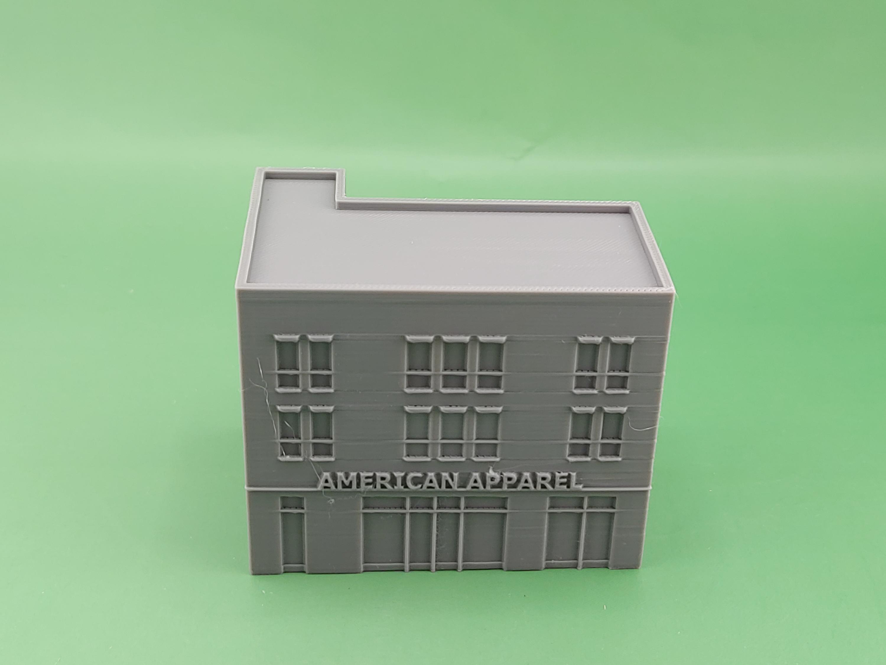 5-pack N Scale Model Railroad Buildings, City Street Scene, Diorama, N ...