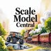 5-pack N Scale Model Railroad Buildings, City Street Scene, Diorama, N ...