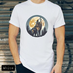 Comfort Colors® Wolf Howling Wolves Lovers Tee Vintage Unisex Oversized ...