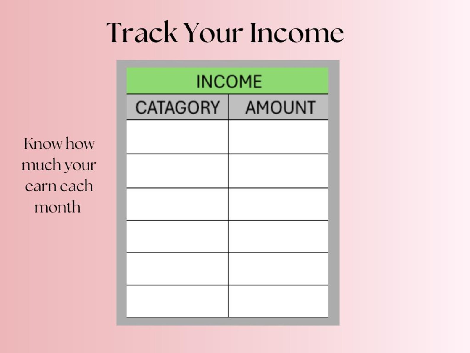 Easy to Use Digital Budget Planner, Finance Tracker, Expense Organizer ...