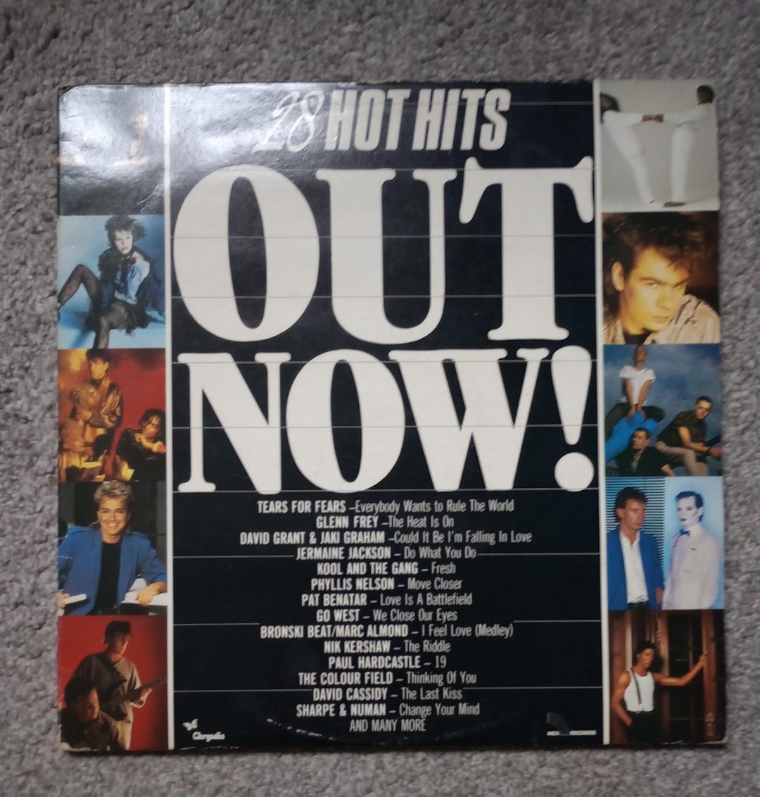 28 Hot Hits Out Now! Vinyl Double Album - Eighties Hits 1985 - Etsy