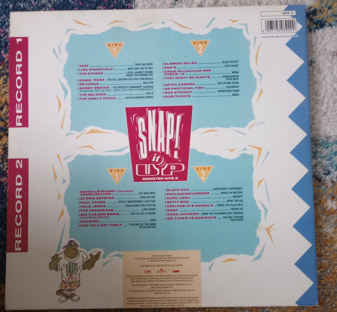 Snap It Up! Monster Hits 2 – Double Vinyl LP (1990, STAR 2430 / HITS 12 ...