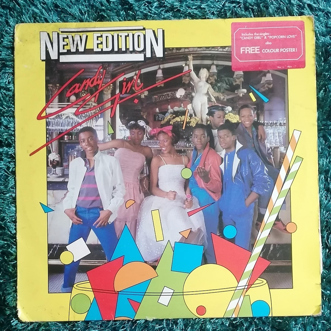 New Edition Vinyl Album LP Candy Girl - Etsy
