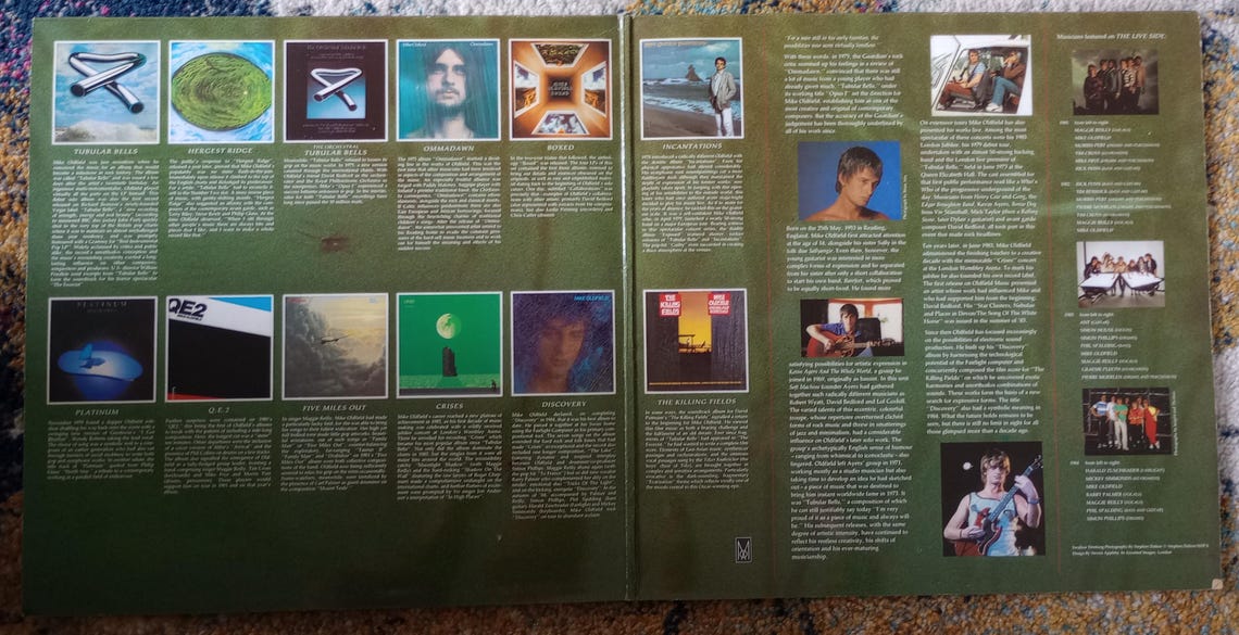 The Complete Mike Oldfield - Double Vinyl Album - Etsy