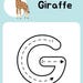 Cute Animals Alphabet Uppercase Tracing Letter of the Week Worksheets ...