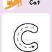 Cute Animals Alphabet Uppercase Tracing Letter of the Week Worksheets ...