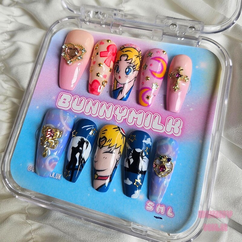 Sailor Moon Nails - Etsy