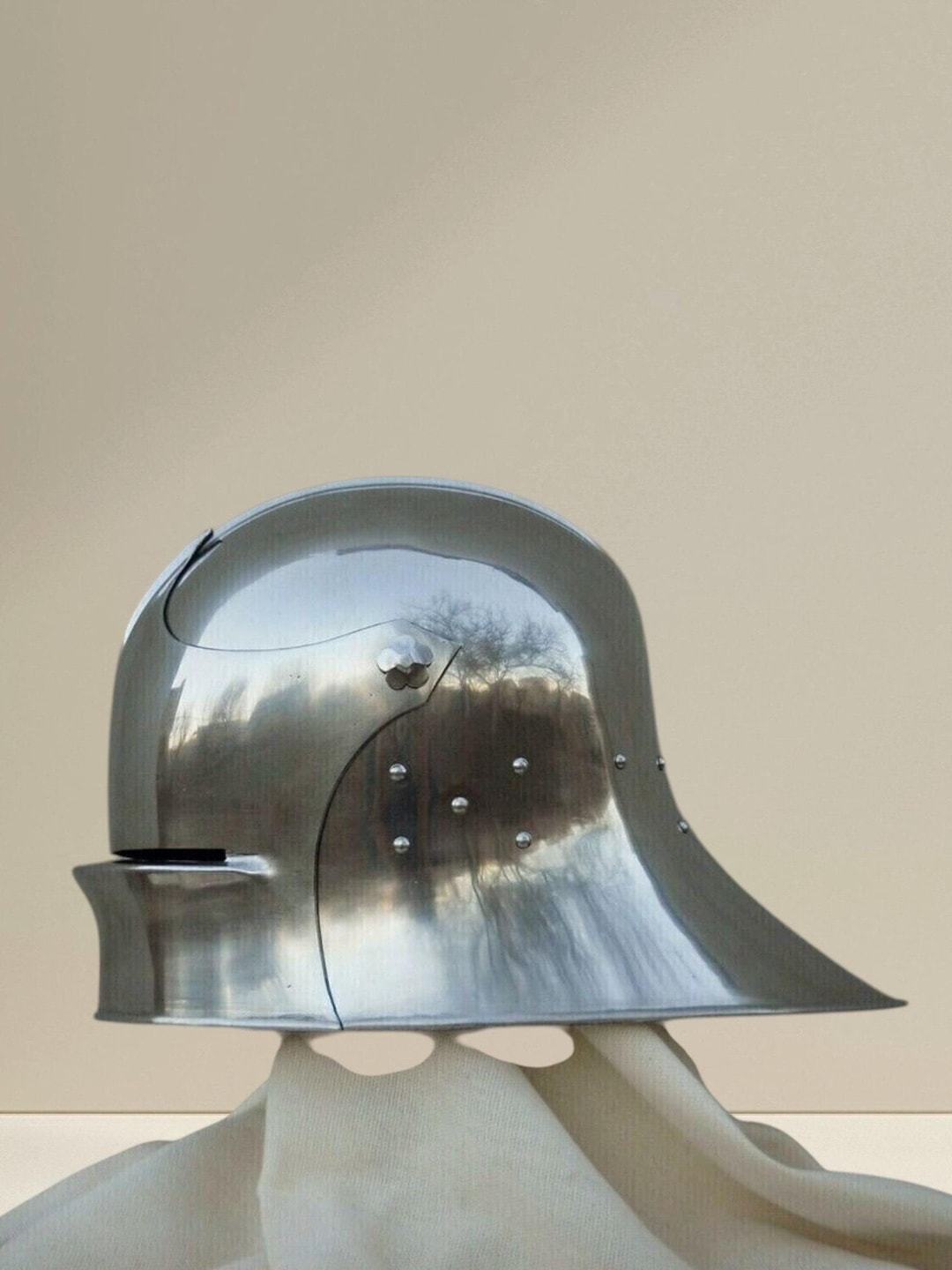 Medieval Knight Steel Italian Sallet Helmet German Sallet Helmet ...
