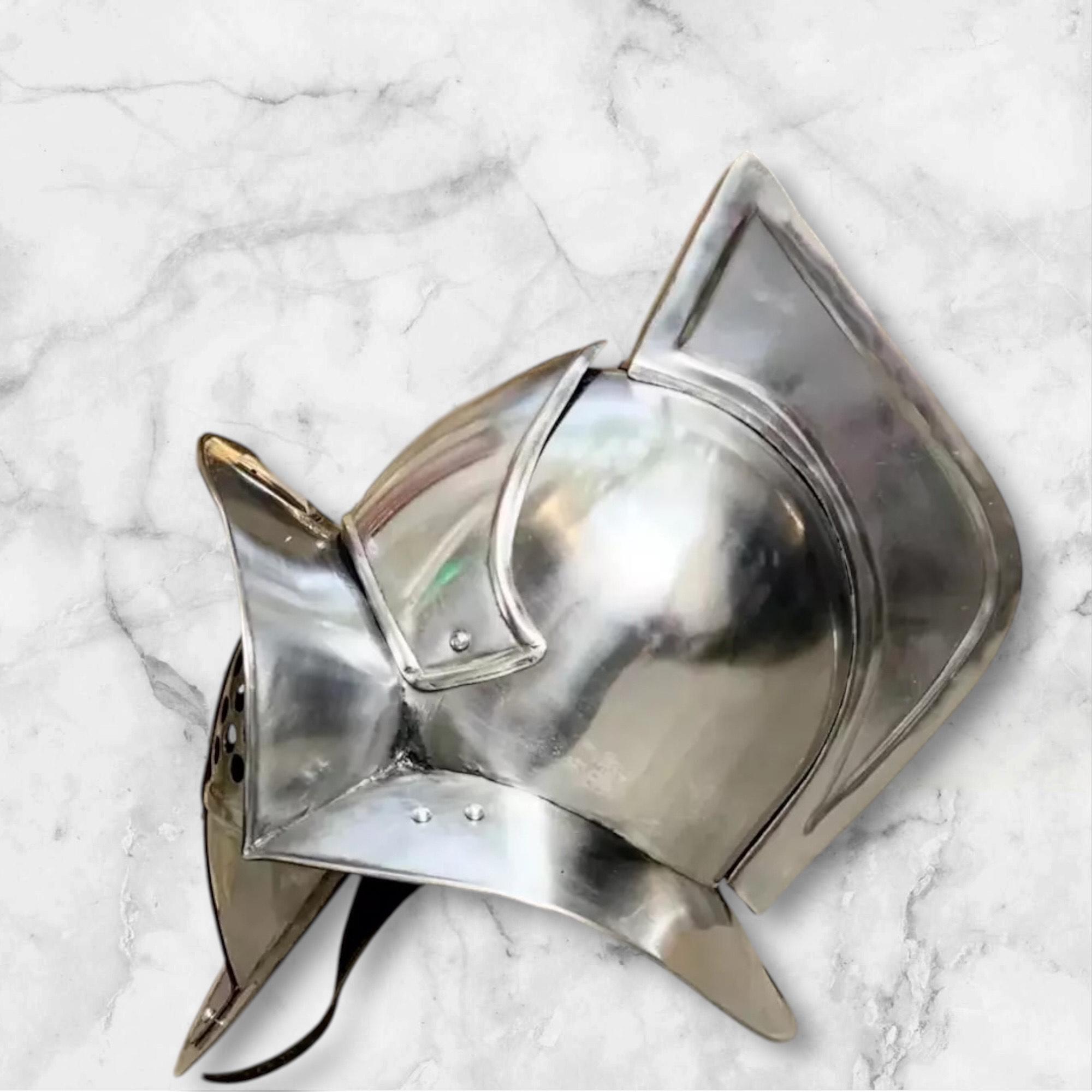 Murmillo Gladiator Steel Made Helmet Medieval Gladiator Helmet Replica ...