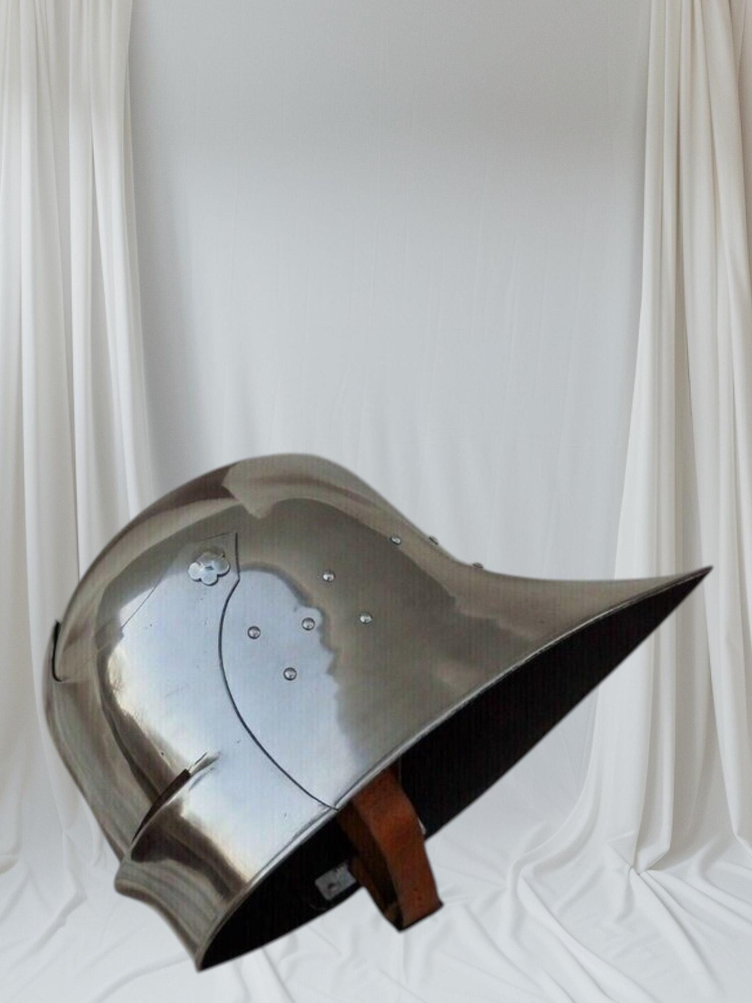 Medieval Knight Steel Italian Sallet Helmet German Sallet Helmet ...