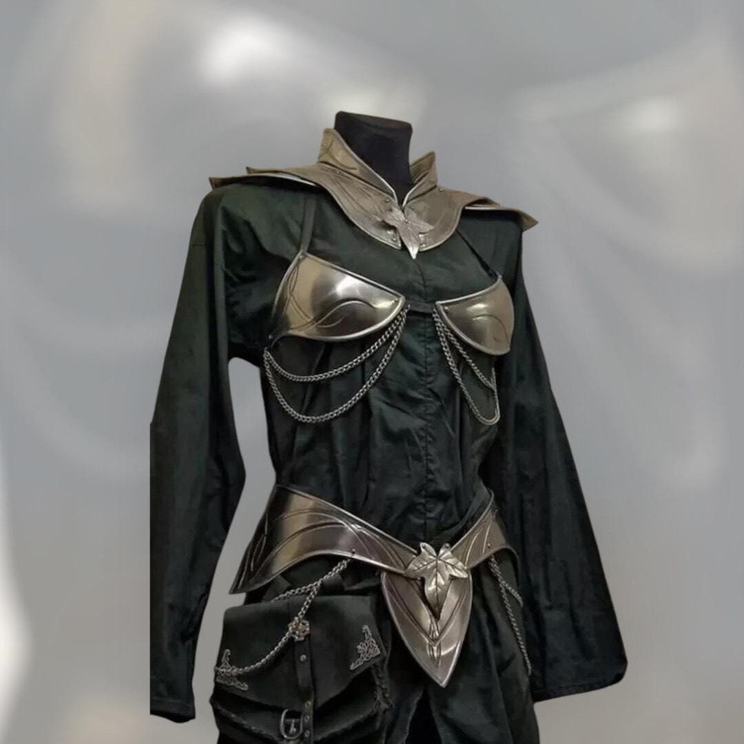 LOTR Elven Princess Female Armor Corset/tassets/gorget Costume - Etsy