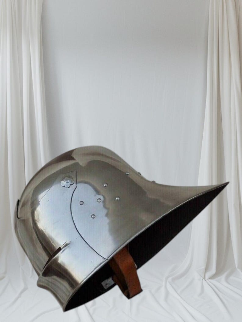 Medieval Knight Steel Italian Sallet Helmet German Sallet Helmet ...