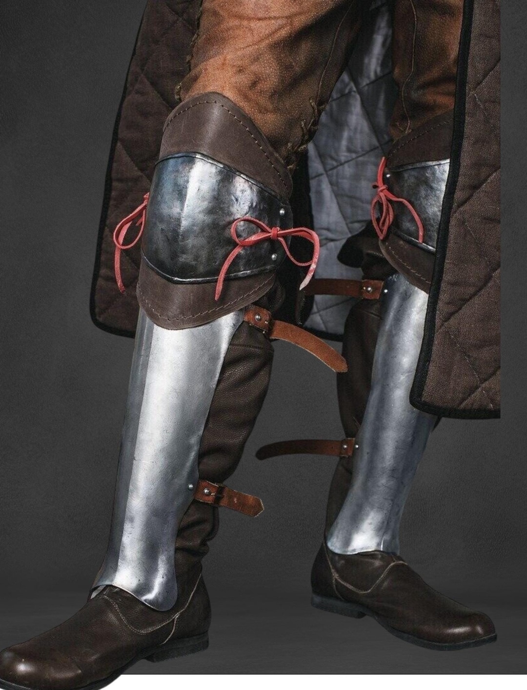 Steel Greaves Medieval Larp & Sca Leg Armor Renaissance Men Leg ...