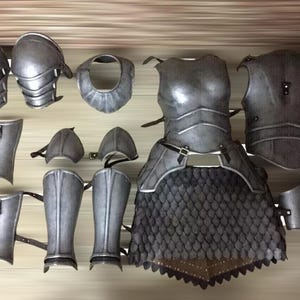 Medieval Full Steel Body Female With Skirt Full Body Lady Set Armor - Etsy