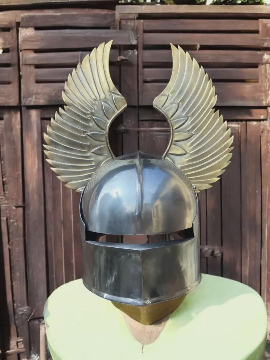 Medieval German Sallet Helmet European Close Steel Helmet With Wings ...