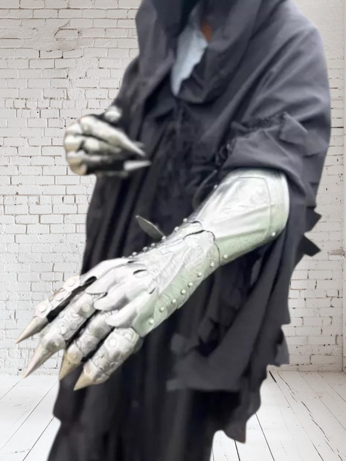 Ring Wraith Costume Nazgul Costume/nazgul Helmet/gloves/black Cape/full ...