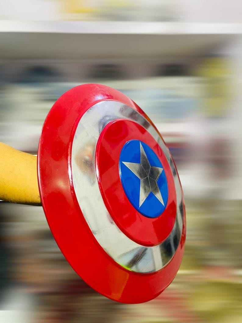 75th Anniversary Captain America Shield Metal Prop Replica - Screen ...