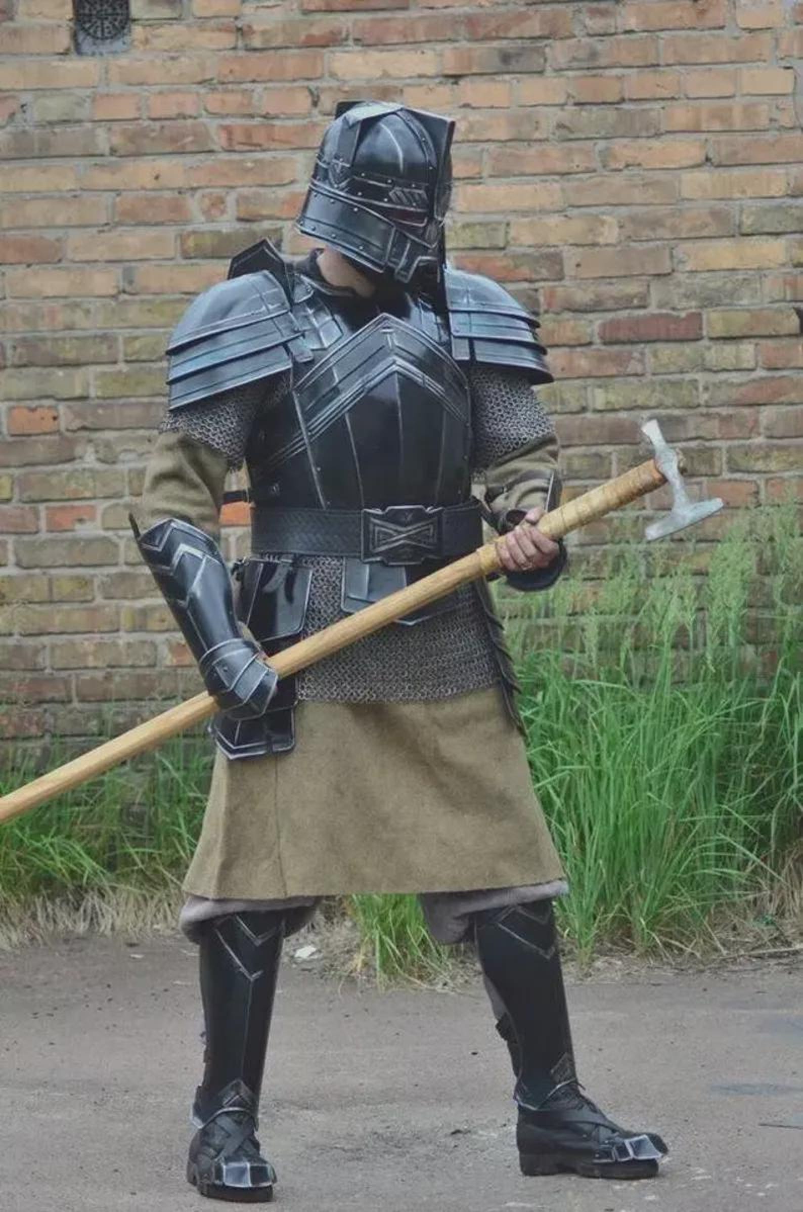 Moria Dwarf Dwarven Steel Knight Armor Suit Full Body Armor With ...