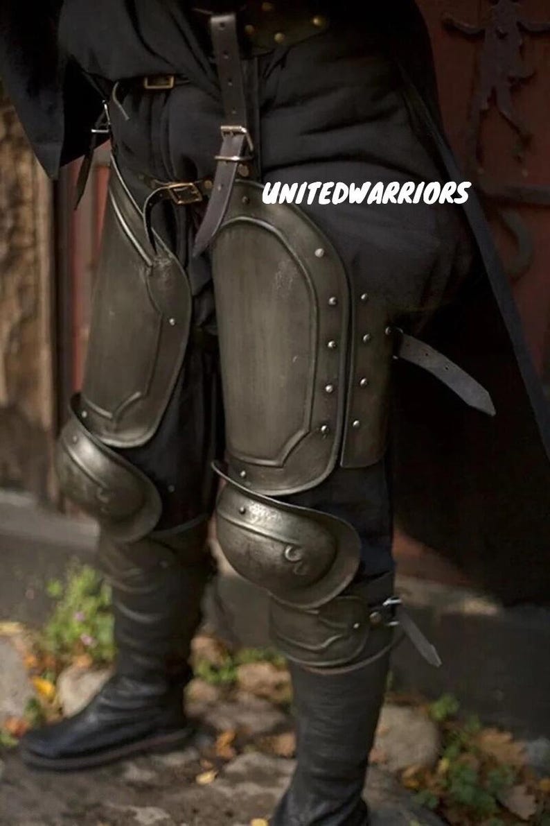 Medieval Knight Female Leg Guard Armor Functional SCA LARP Cosplay ...