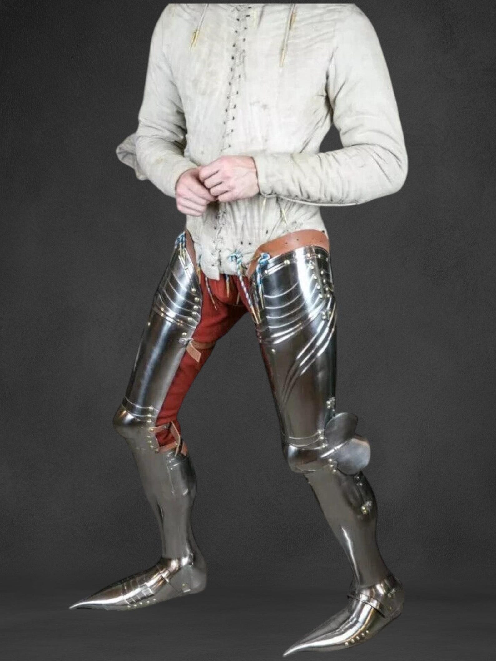 Medieval Knight Gothic Full Leg Guard Wearable Armor Costume Gift ...