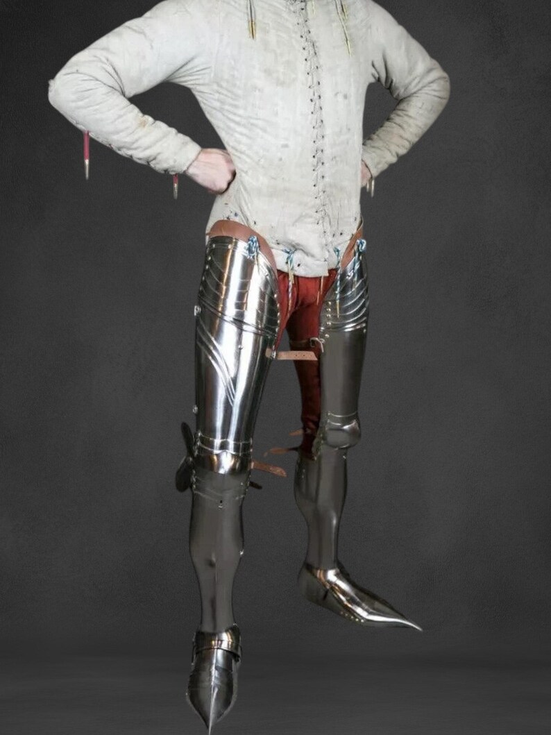 Medieval Knight Gothic Full Leg Guard Wearable Armor Costume Gift ...