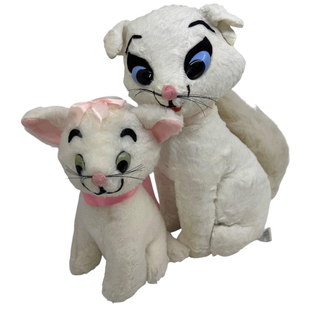 Vintage Disney Aristocats Plush Pair Duchess & Marie by California ...
