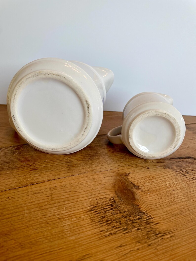 Goose Pitcher and Creamer Set 1980s Goose Decor Retro Goose Ceramics - Etsy