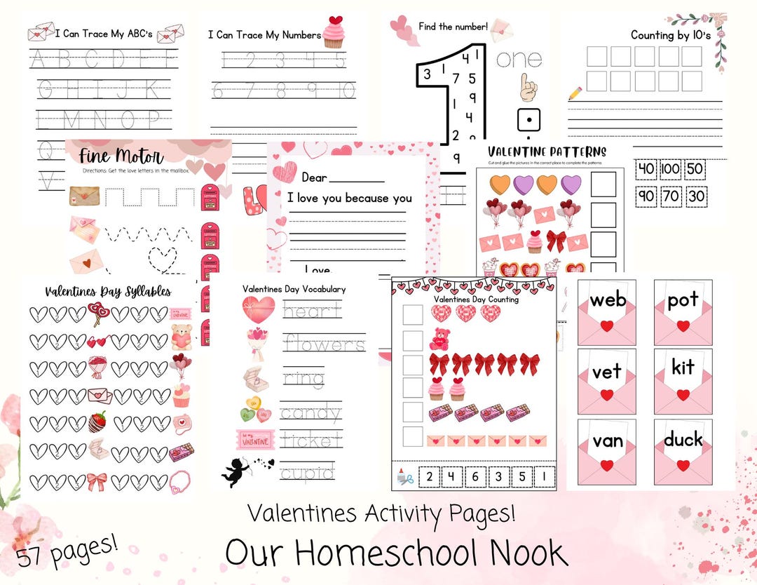 Valentines Day | Valentines Educational Activities | February Learning ...