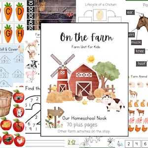 On the Farm | Farm Nature Unit | Farm Animals | Farm Unit Study | Farm ...