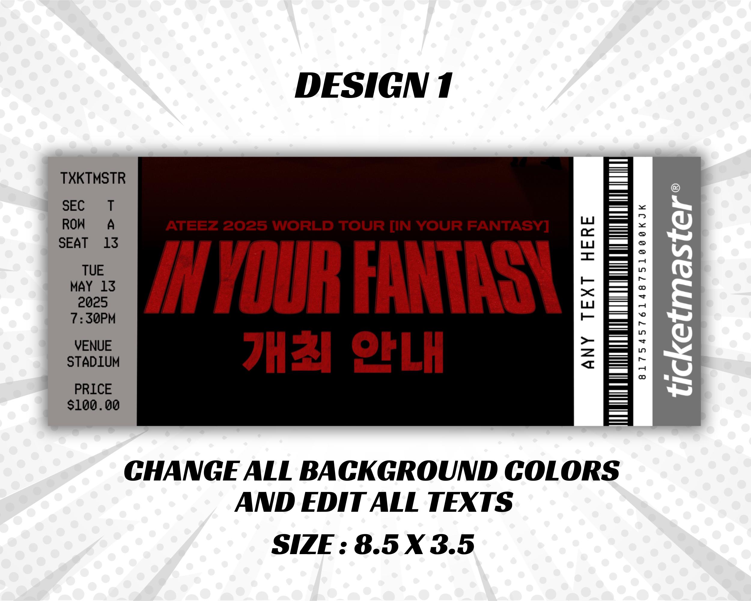 Personalized ATEEZ World Tour Towards the Light: Will to Power Concert ...