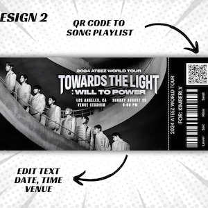 Personalized ATEEZ World Tour Towards the Light: Will to Power Concert ...