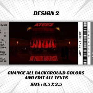 Personalized ATEEZ World Tour Towards the Light: Will to Power Concert ...