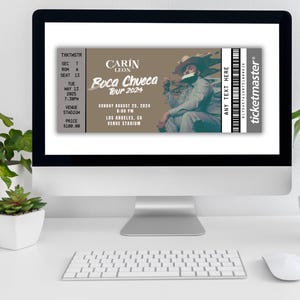 Personalized Carin Leon Boca Chueca Tour Concert Ticket, Surprise Gift ...
