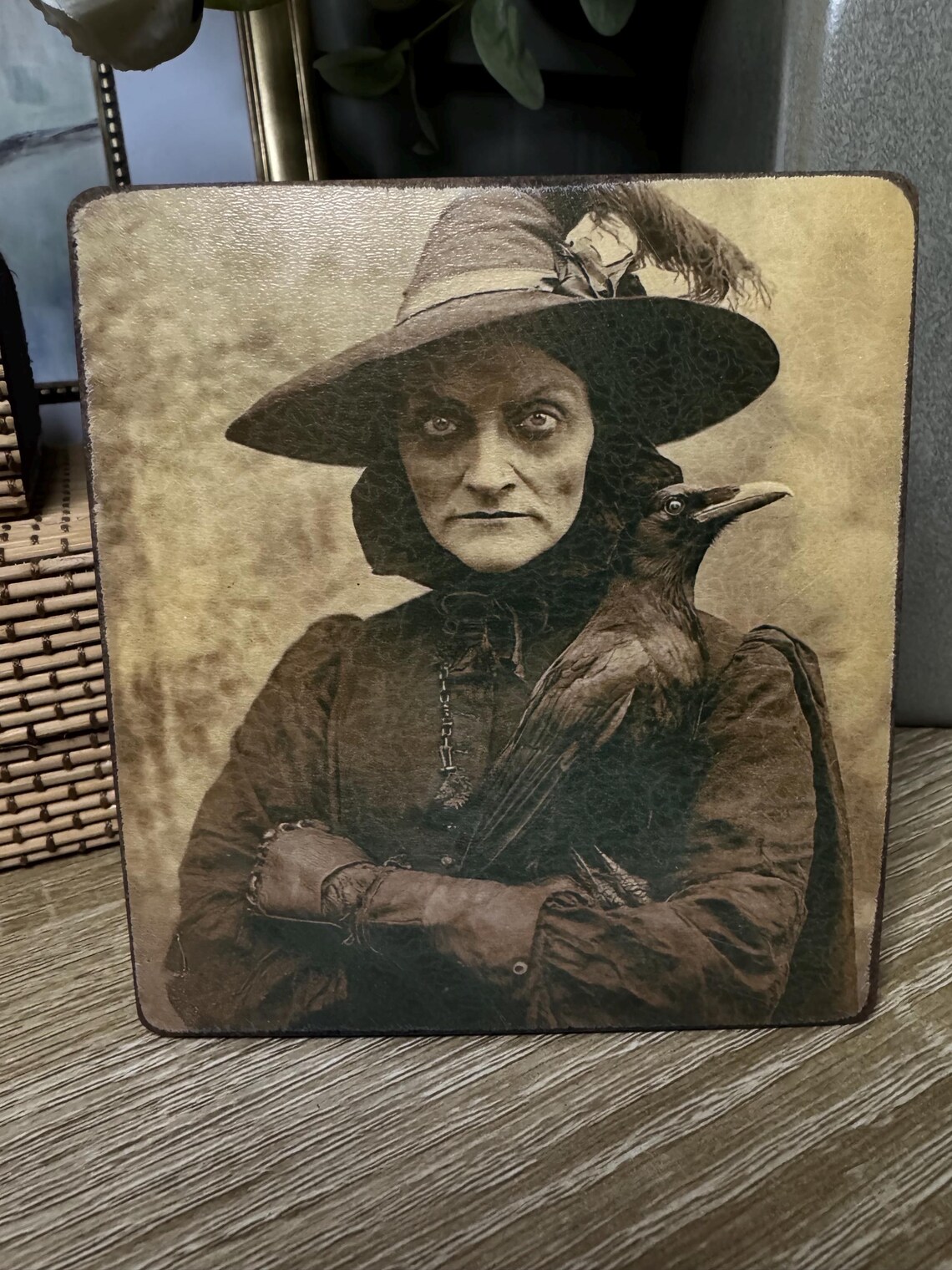Vintage Inspired Witch Halloween Sign - Etsy
