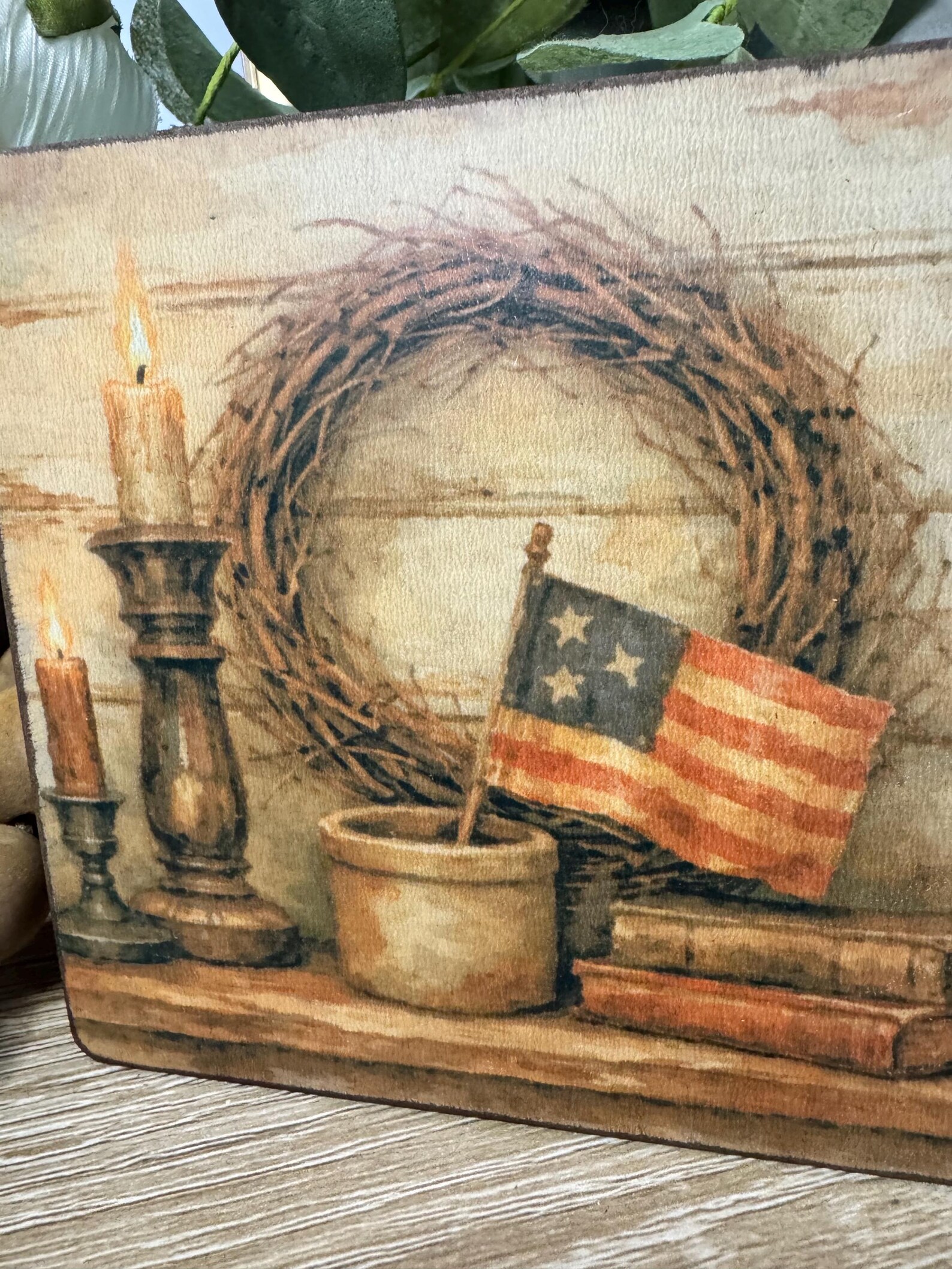 Rustic Americana Vignette Sign - Etsy