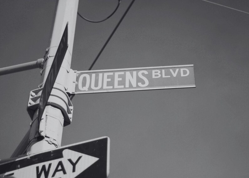 NYC Queens Boulevard Iconic Street Sign Photo - Etsy