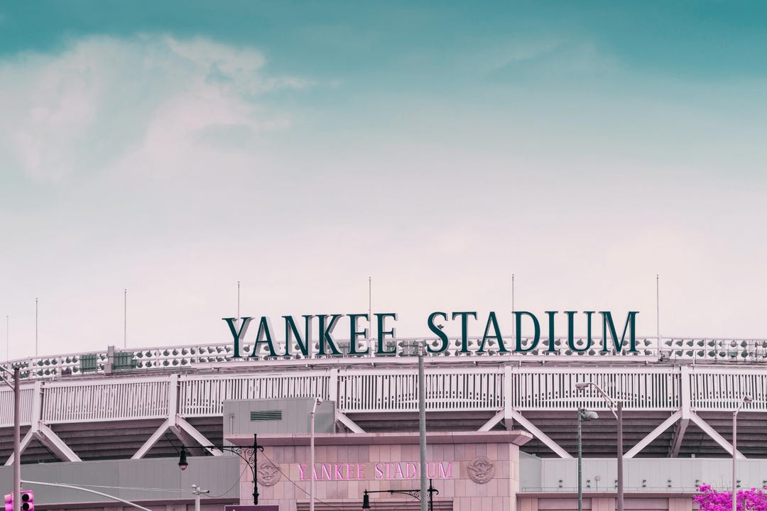 New York Yankee Stadium Art Print - Baseball Fan Decor - Etsy