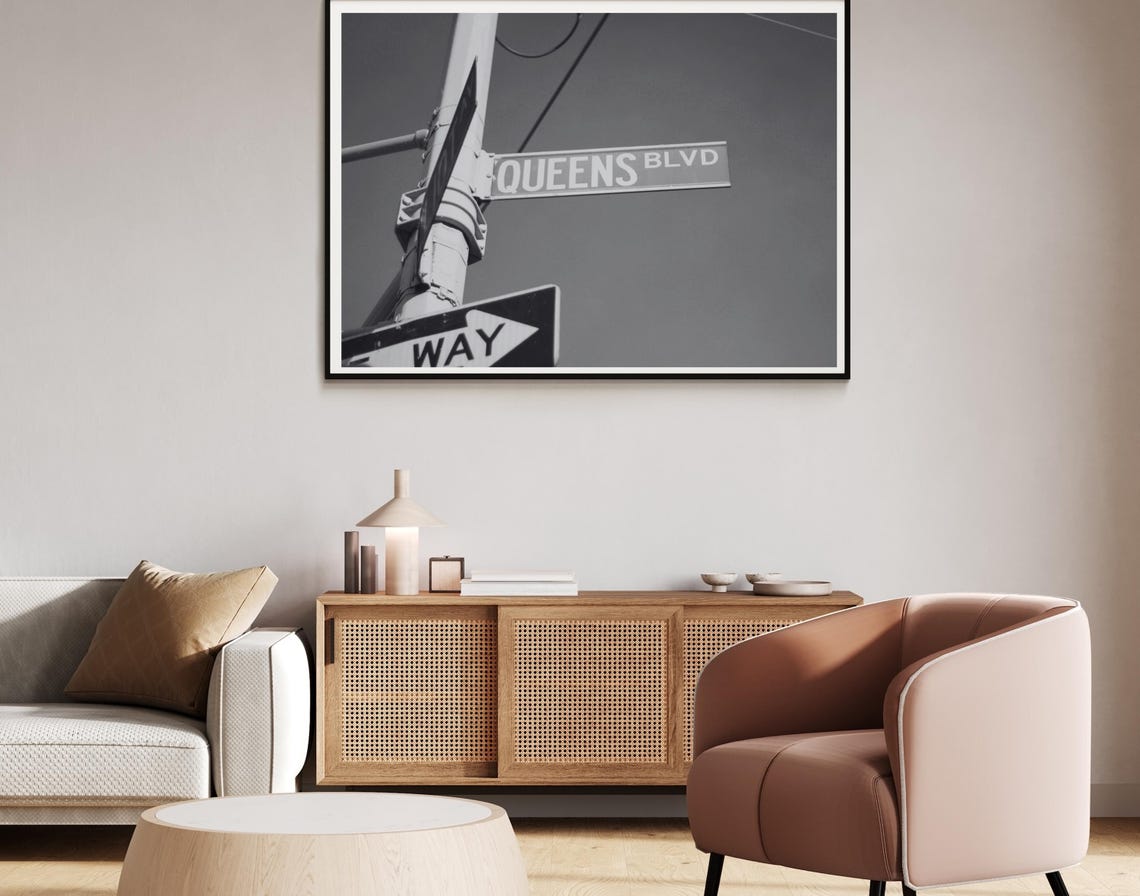 NYC Queens Boulevard Iconic Street Sign Photo - Etsy