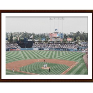 Los Angeles Dodgers Stadium - Classic Baseball Photography - Etsy