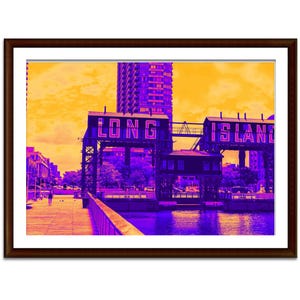 Long Island City Retro Vibes Art Print - Etsy